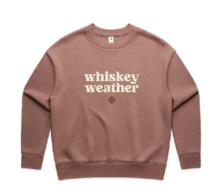 Whiskey Weather Sweatshirt - Hazy Pink – Company Distilling